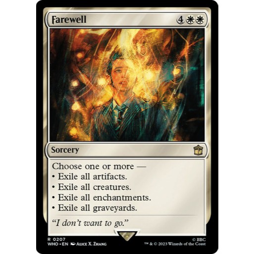 Magic: The Gathering | Farewell | Universes Beyond: Doctor Who (WHO ...