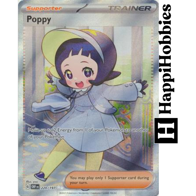 Poppy - 220/197 - Full Art Secret Rare | POKEMON TCG: Obsidian Flames ...