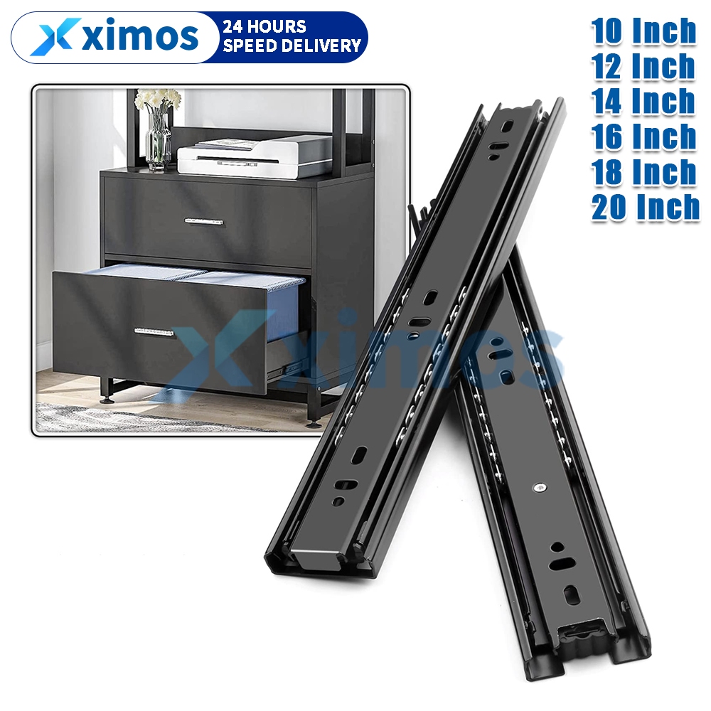 Drawer Slide Soft Close Keyboard Drawer Slide For Desk Drawer Rail Heavy Duty Drawer Guide Per