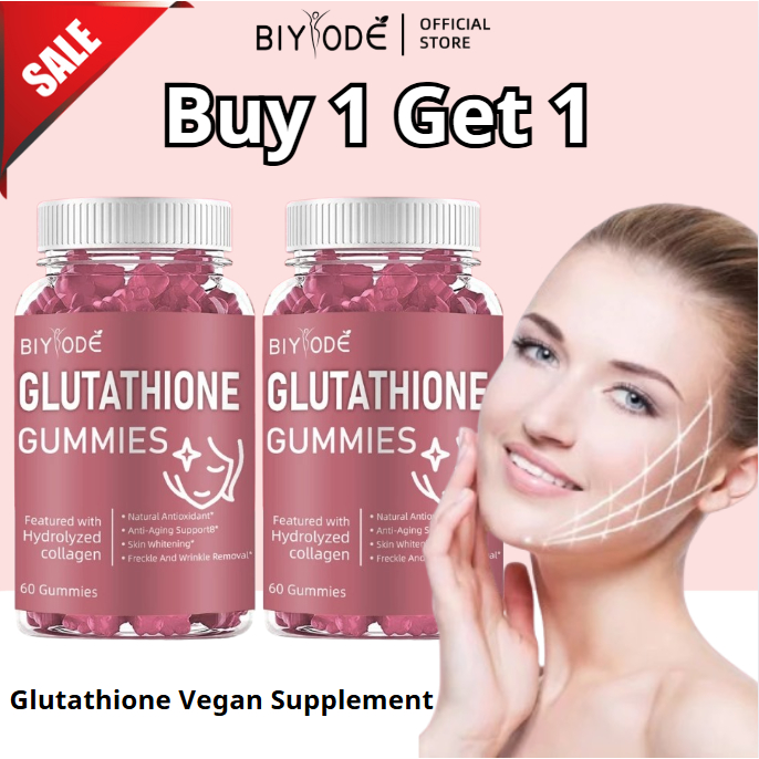 BIYODE Glutathione with Collagen Gummy Whitening Gummies Anti-Aging ...