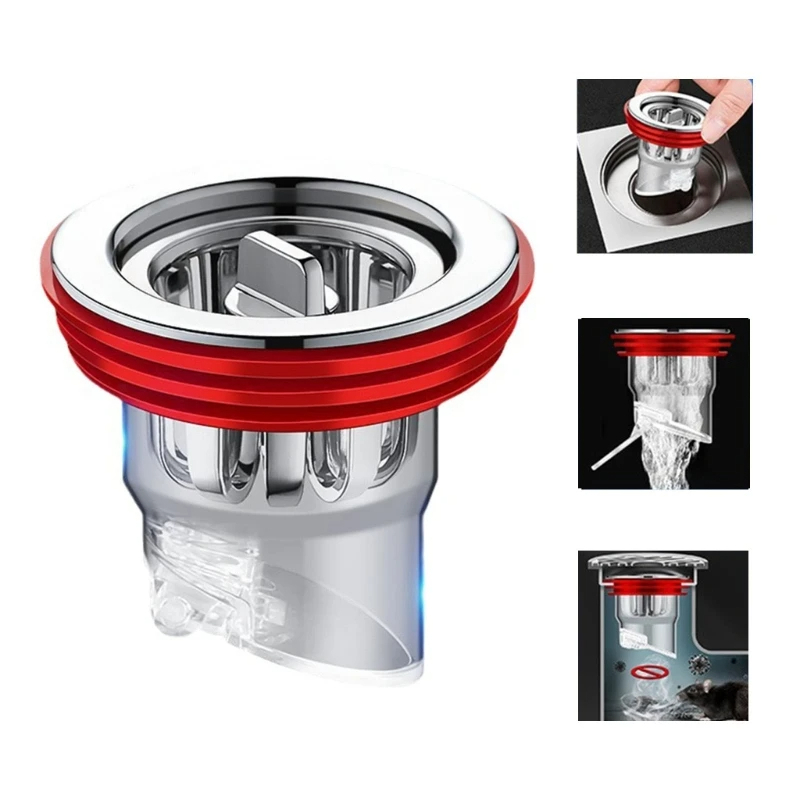 Floor Drain Deodorizer Bathroom Pipe Anti-odor Drainage Universal ...