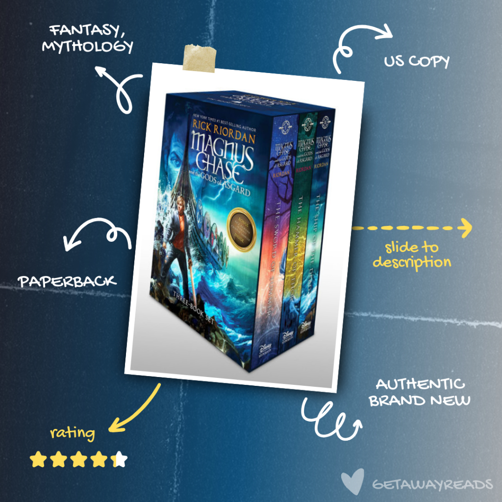 Magnus Chase and the Gods of Asgard Boxed Set by Rick Riordan ...