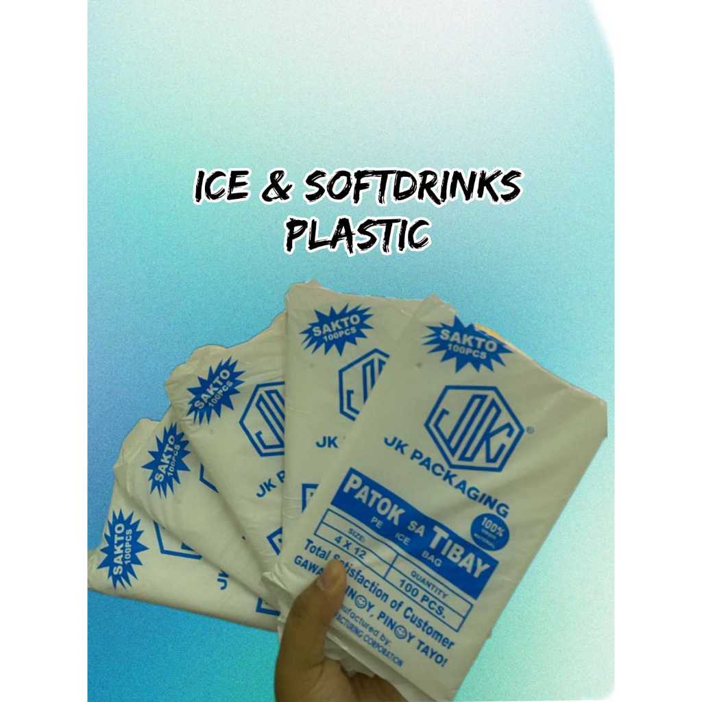 SH- 100pcs/Pack 4X12 Plastic Yelo Patok sa Tibay PE BAG | Shopee ...