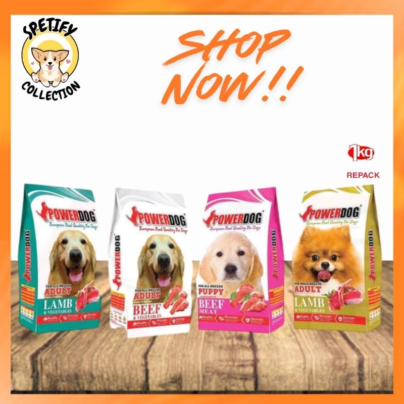 Power dog Premium Organic Dry Dog Food (1kilo) | Shopee Philippines