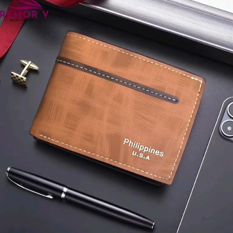Philippines Leather Bifold Wallet for Men - High Quality Card, Bill ...