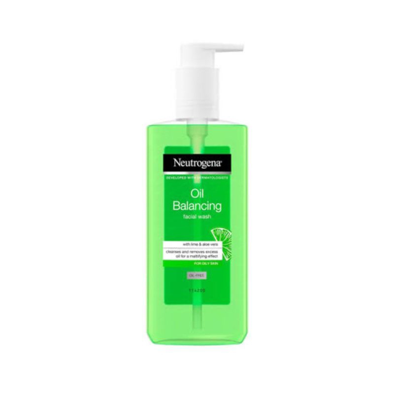 Neutrogena Pump Bottle Oil Balancing Facial Wash 200mL | Shopee Philippines