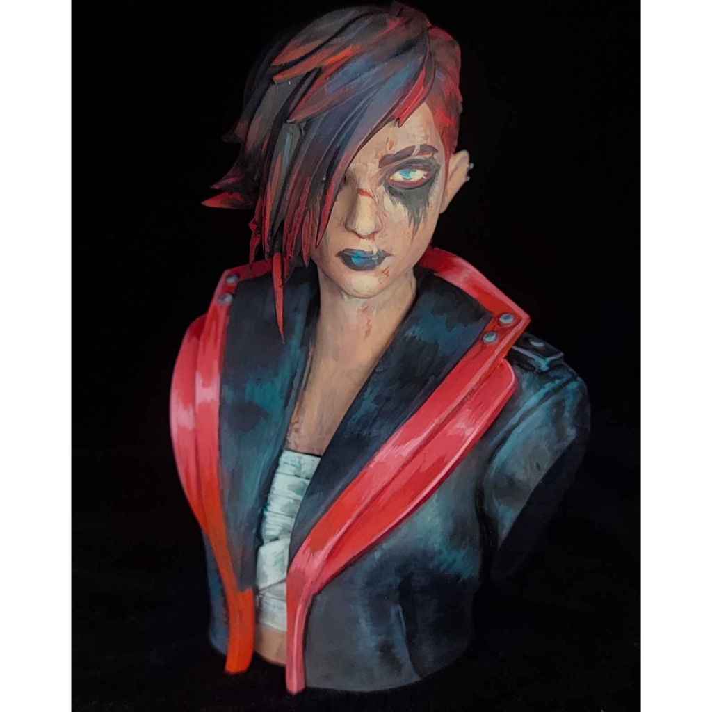 Arcane season 2 Arcane BRAWLER Vi Bust 1:30 SCALE 4" height | Shopee ...