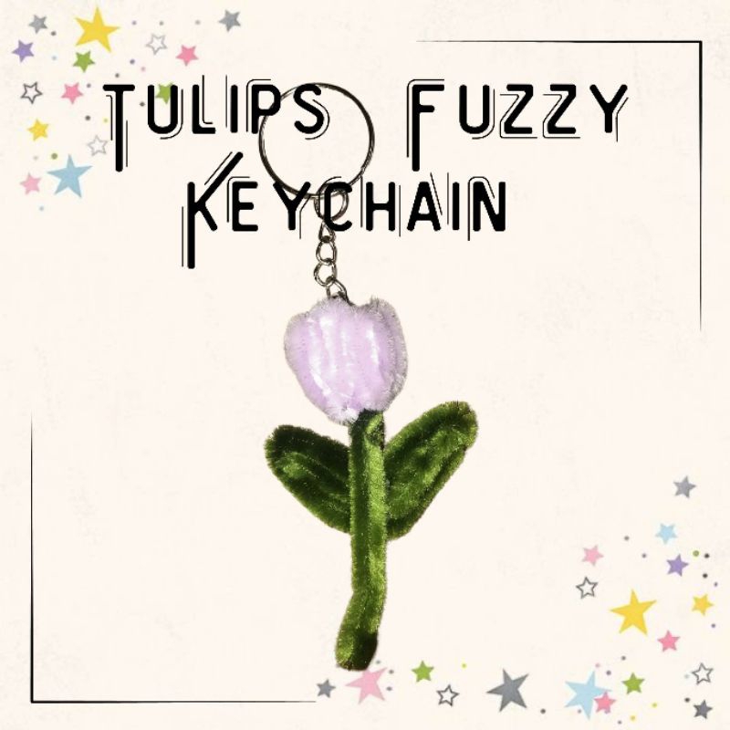 TULIP FLOWER FUZZY KEYCHAIN | Shopee Philippines