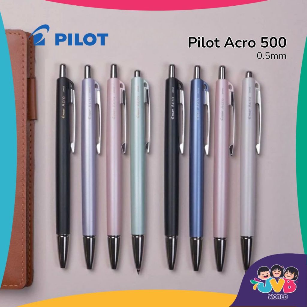 Pilot Acro 500 Series Acroball 0.5mm Ballpoint Pen - Assorted Color ...