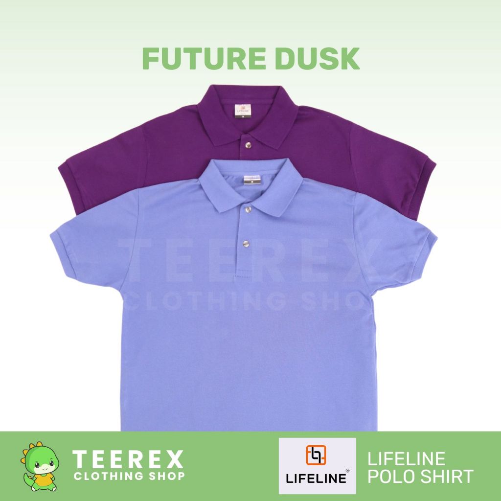 LIFELINE POLO SHIRT | FUTURE DUSK - COLOR OF THE YEAR 2025 | Shopee ...