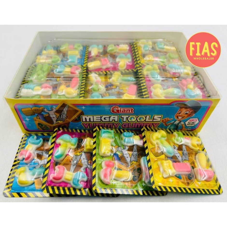 30 packs Mega Tools Gummy Candy Wholesale Paninda Lootbag Treats ...