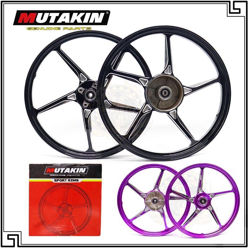 511 MUTAKIN CNC Mags For Honda Wave 125 Front Disc 4 holes and Rear ...