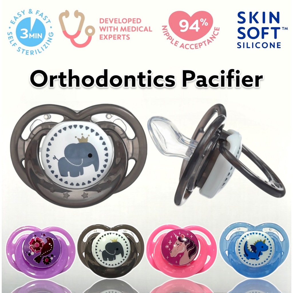Baby Pacifier for Newborn to Toddler BPA Free Food Grade Orthodontics ...