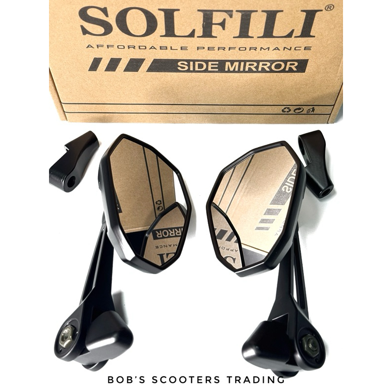 Solfili Side Mirror VIS-01 UNIVERSAL (360° Adjustable Angle) | Shopee ...
