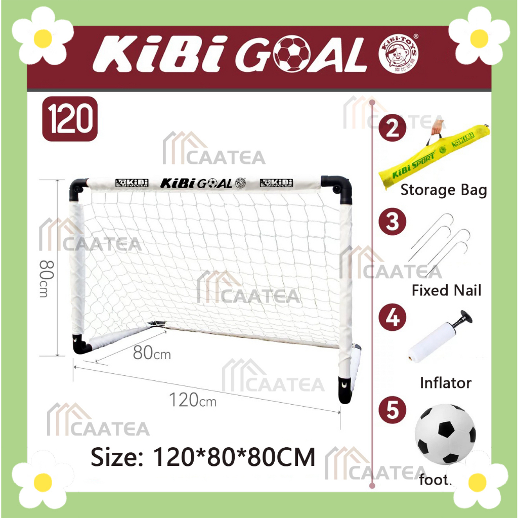 Portable Folding Soccer Goal Set Kids Sports Mini Soccer Toys for Kids ...