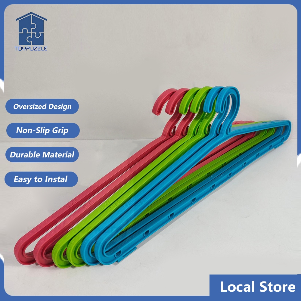 Sampayan Towel Hanger - Extra Large Non-Slip Hanger for Clothes and ...