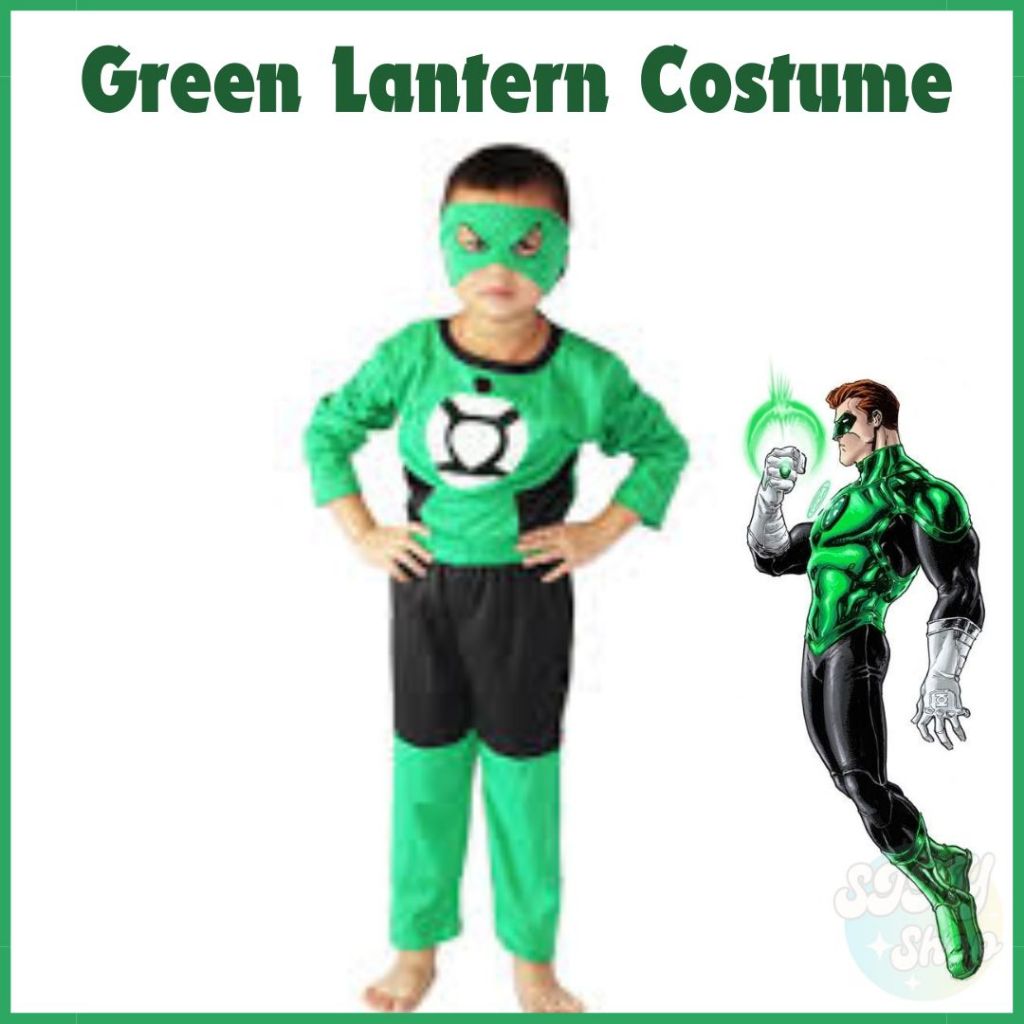 Kids' Green Lantern Superhero Costume Comic-Inspired Outfit for ...