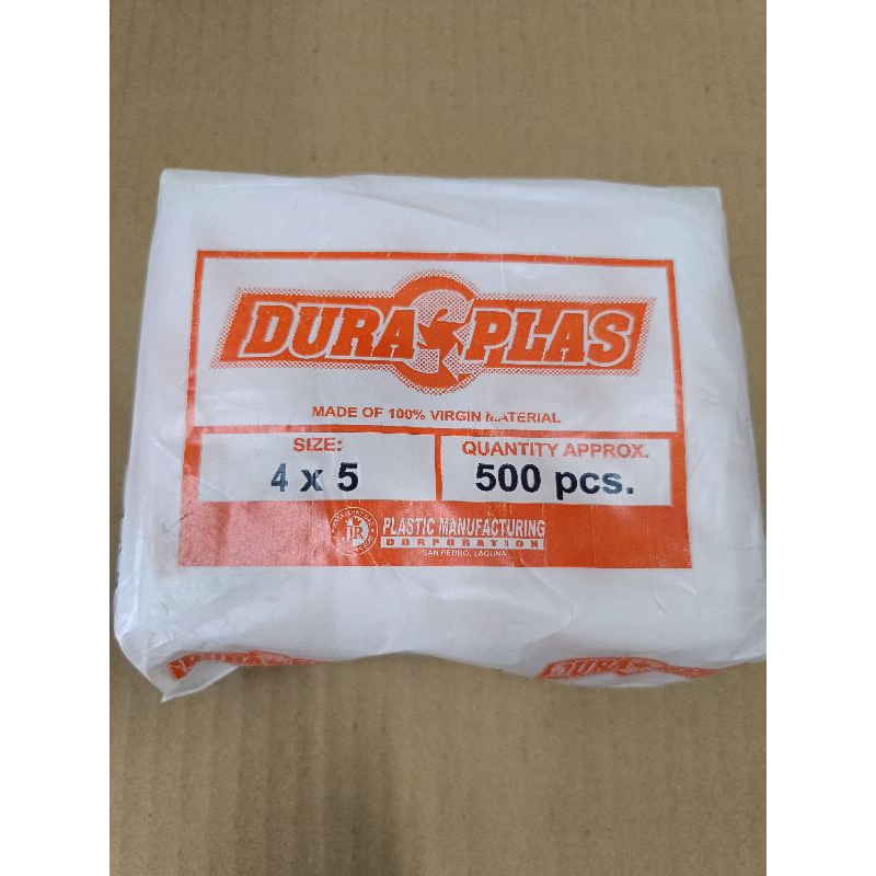 1Ream 5x100’s 4x5 Dura Orange .0022 thick clear pp plastic | Shopee ...