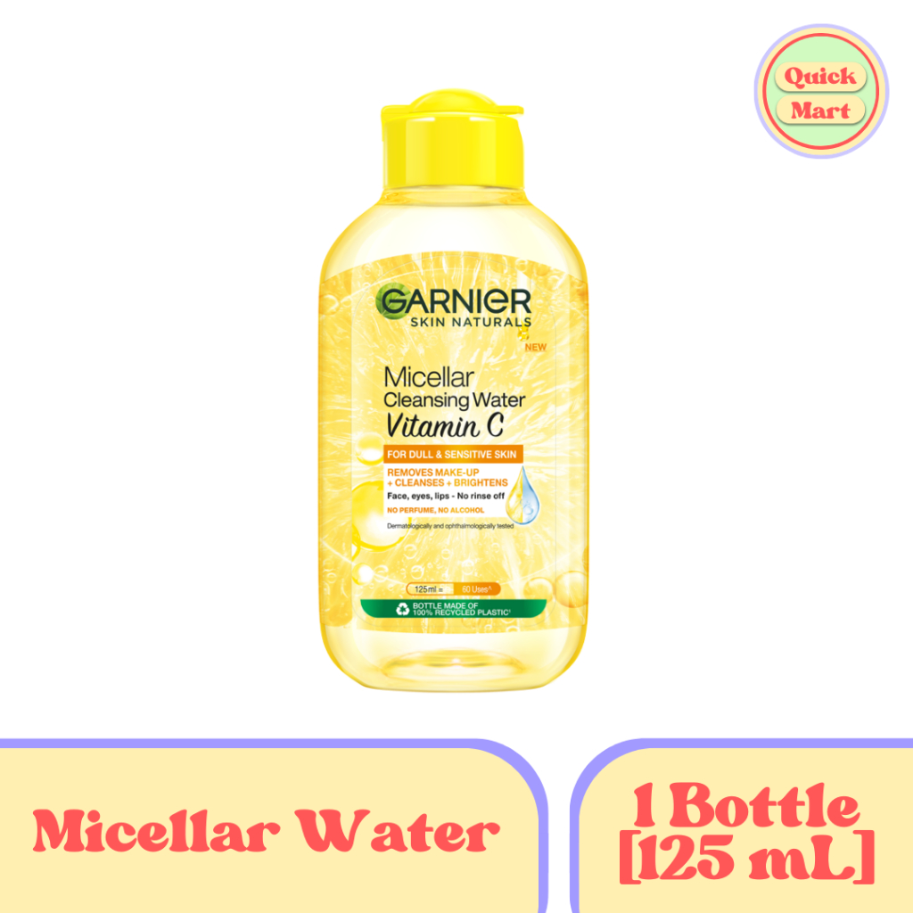 Garnier Vitamin C Micellar Water 125mL (1 Bottle) | Shopee Philippines