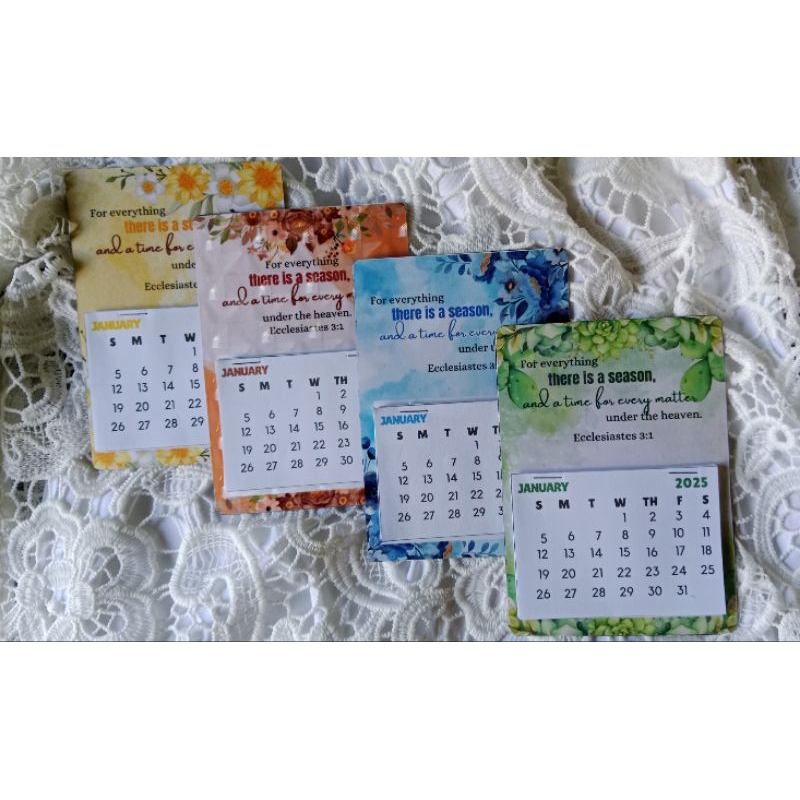 Mini Calendar Ref Magnets Magnetic Fridge Calendar | Shopee Philippines