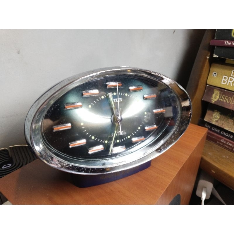 Affordable 60s 70s VINTAGE CITIZEN Wind up Alarm Clock 2 JEWELS Mid ...