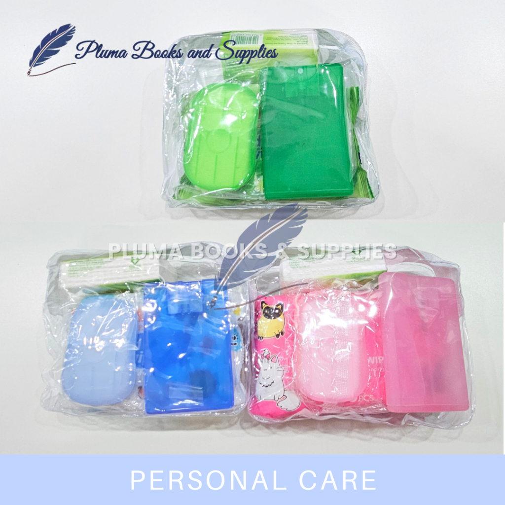 5 in 1 Hygiene Kit for Students and Adults - Wet Wipes, Alcohol, Pouch ...