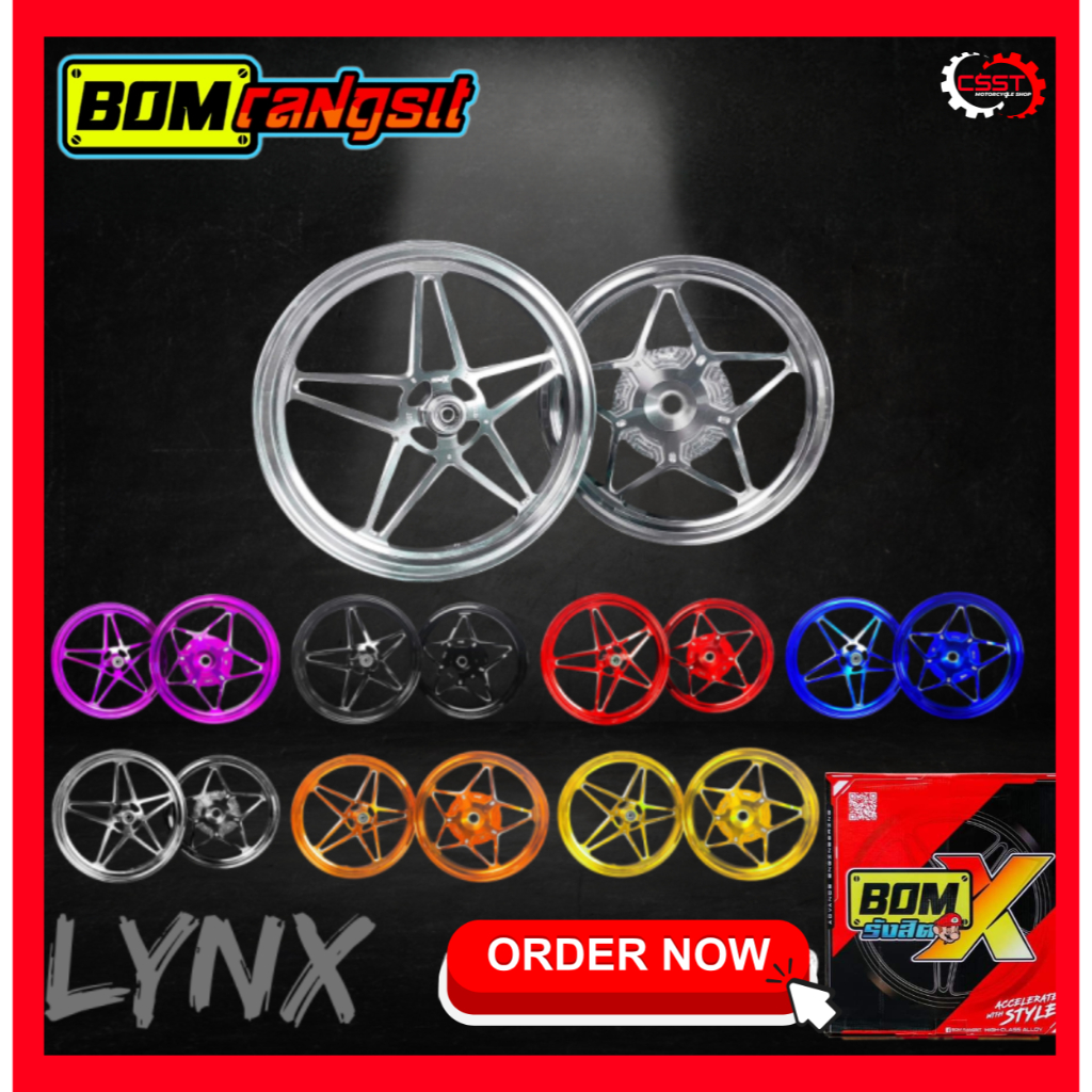 BOM RANGSIT BOMX STAR MAGS FOR CLICK 125/150 AND SPORTY/MIO110 | Shopee ...