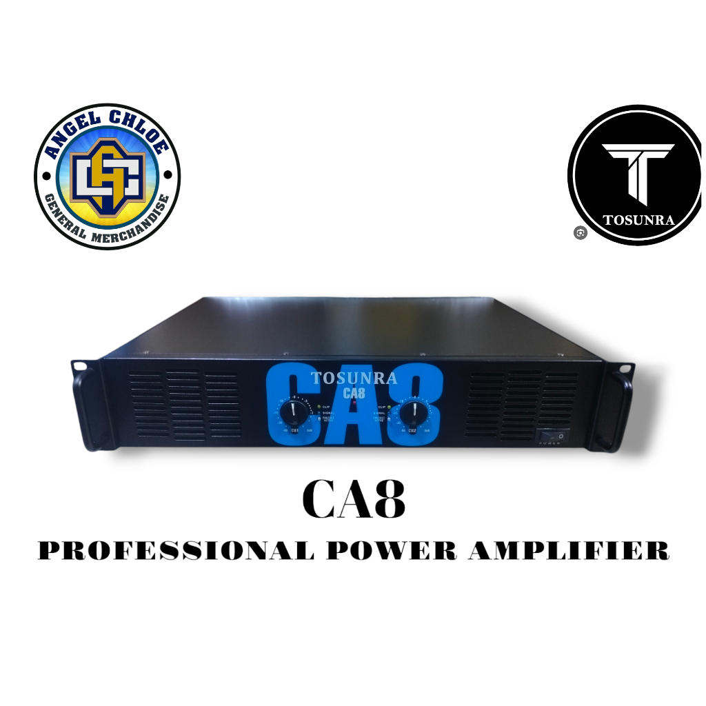 Tosunra CA8 P4 power amplifier 2U 600watts max power good for tweeter ...
