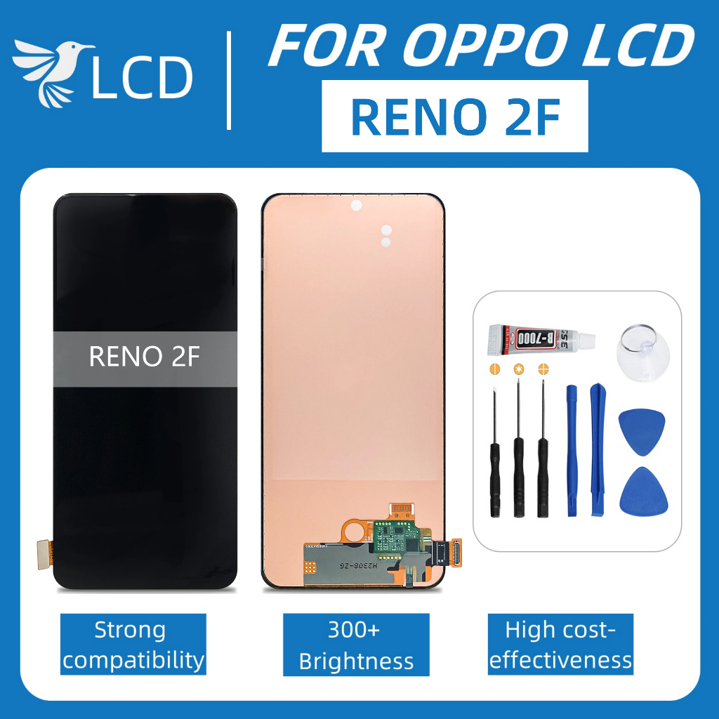 Original LCD For OPPO Reno 2F LCD OLED With Fingerprint Original ...