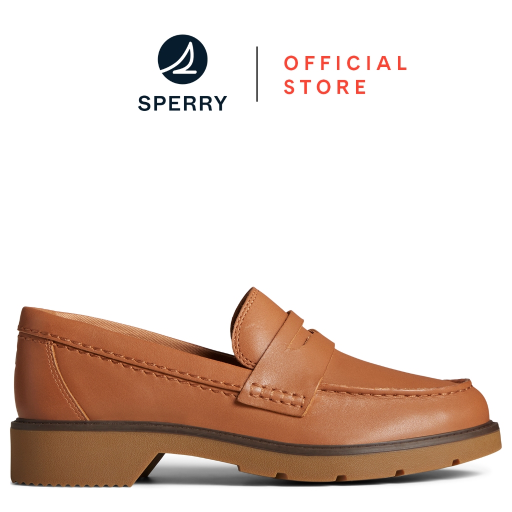 Sperry Women's Wells Penny Boat Shoes Topsider - Tan (STS894560 ...