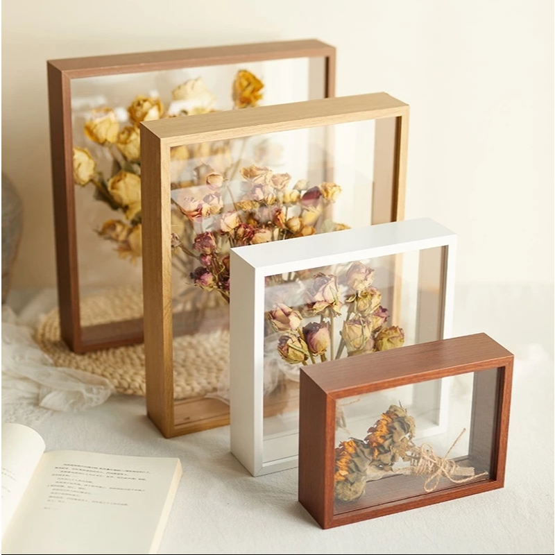 6inch-A4 Size DIY Wooden Flower Frame Hollow Frame Photo Frame ...