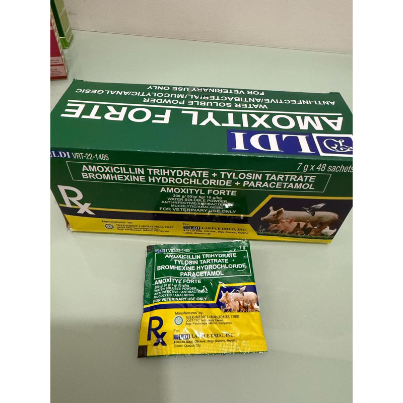 POWDER Amoxityl forte 7 grams (5 SACHET) | Shopee Philippines