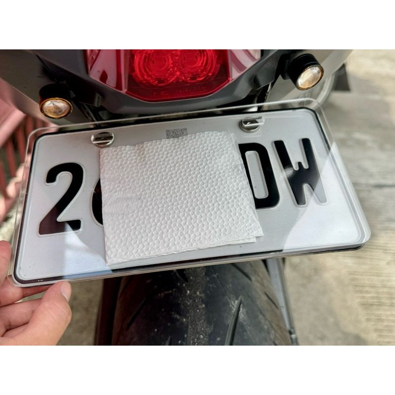 PLATE NUMBER COVER for Motorcycle-New LTO size(3MM thickness) | Shopee ...