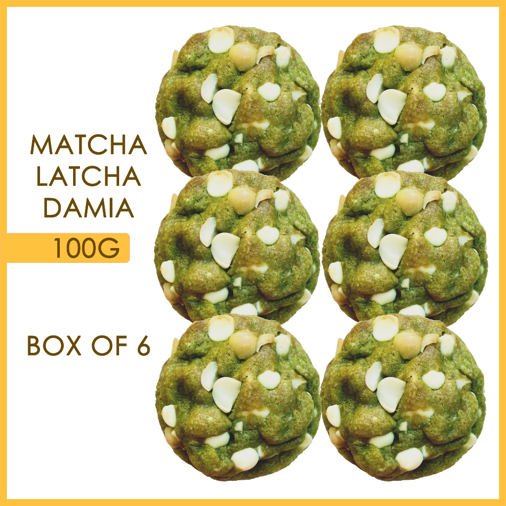 Matcha Latcha Damia Cookie 100g by Coastal Cafe Cookies | Shopee ...