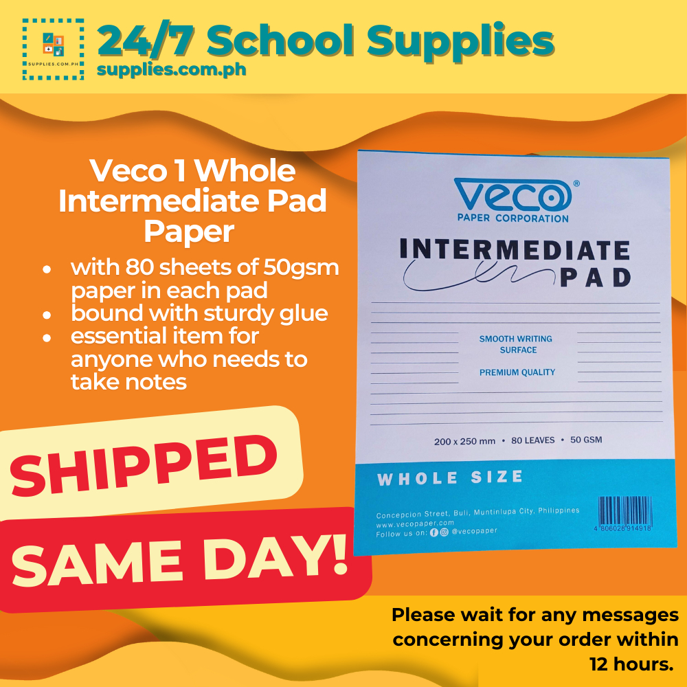 Pad Paper (Veco) Intermediate Pad 1 Whole 50gsm 80s | Shopee Philippines