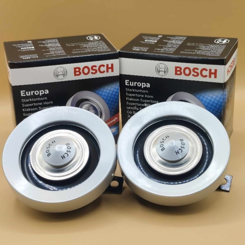 ORIGINAL BOSCH EUROPA Supertone Horn 12V-300/375Hz Decorative Ring Pair ...