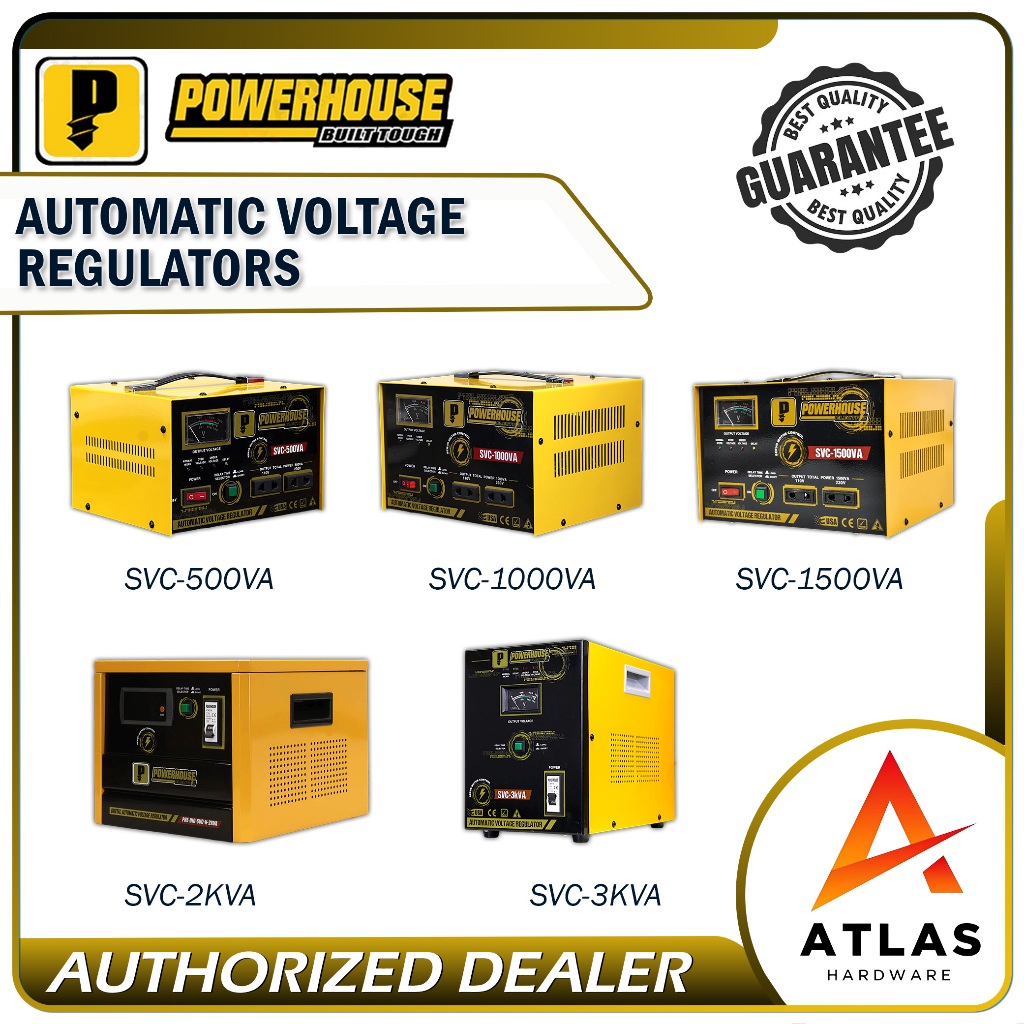 POWERHOUSE AVR Automatic Voltage Regulators 500VA | 1000VA | 1500VA ... POWERHOUSE AVR Automatic Voltage Regulators 500VA | 1000VA | 1500VA ...