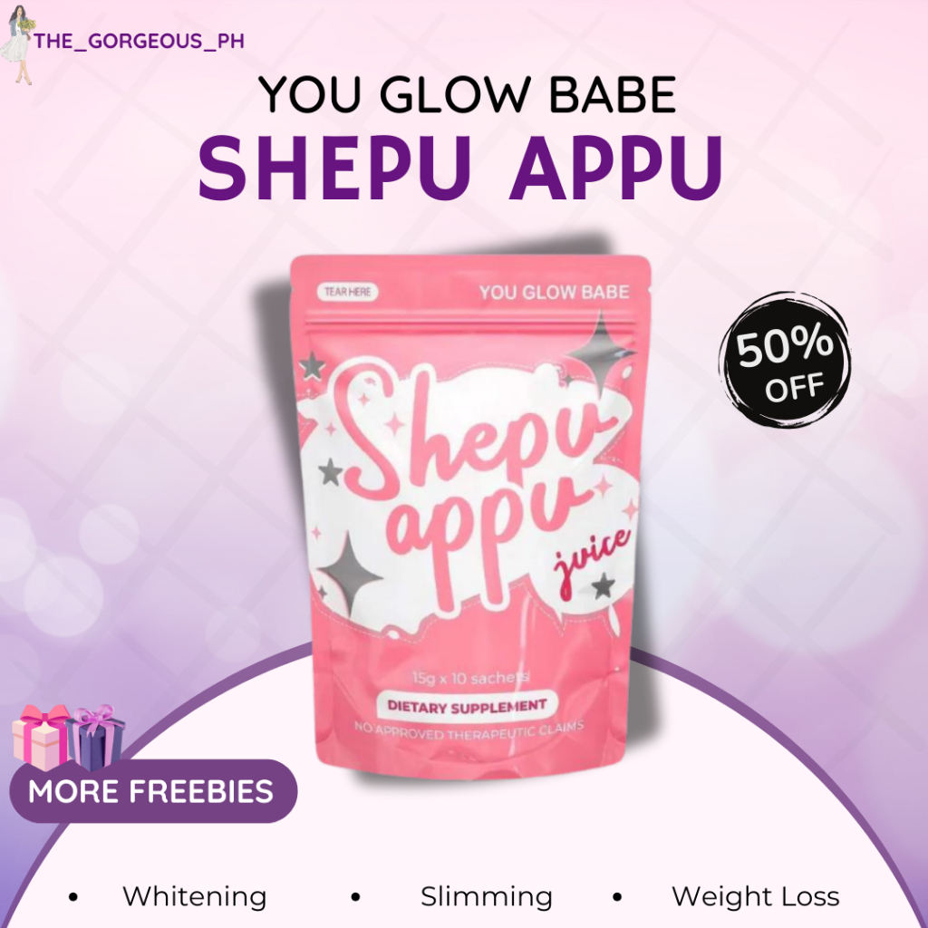 YOU GLOW BABE Shepu Appu Juice Beauty White Caps and Soap Glutathione ...