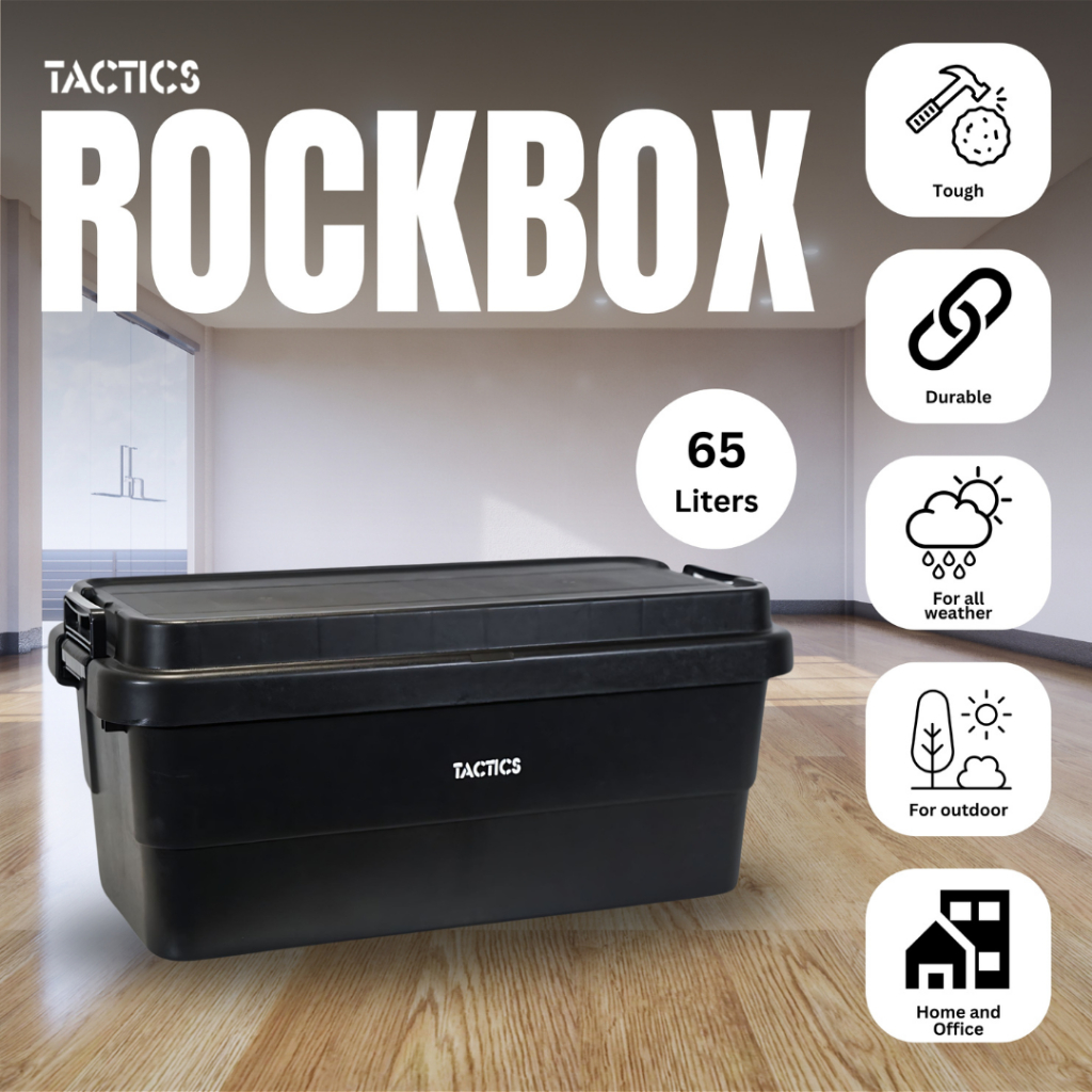 Tactics Rockbox Desktop Storage Box Travel (50L/65L) Collection ...