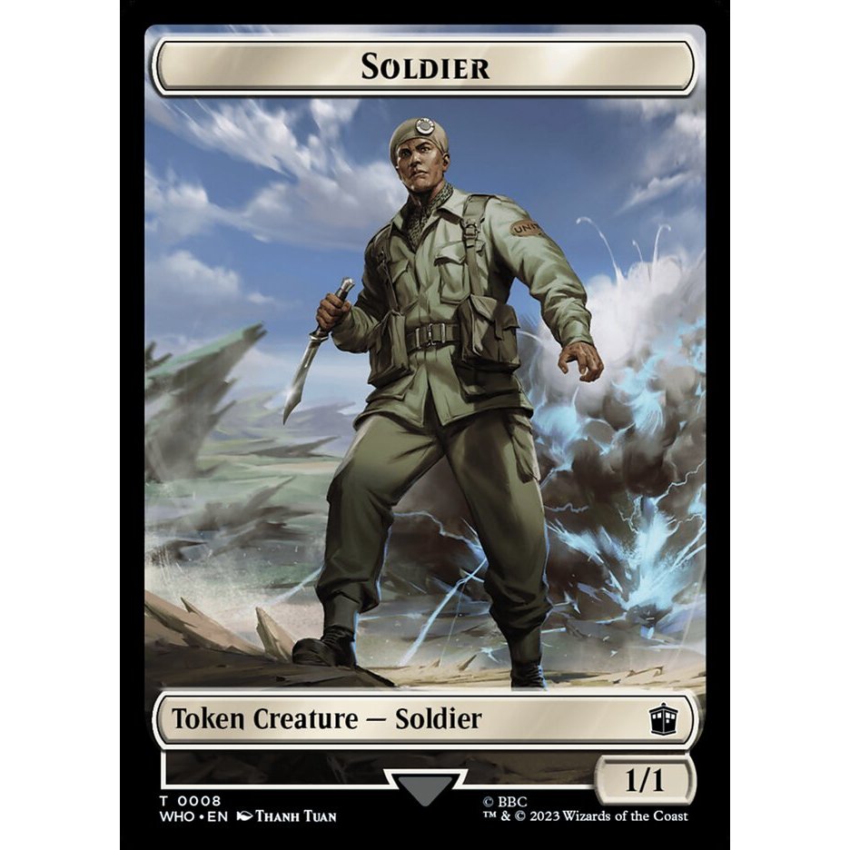 MTG Singles: Soldier // Mutant Double-Sided Token - Universes Beyond ...