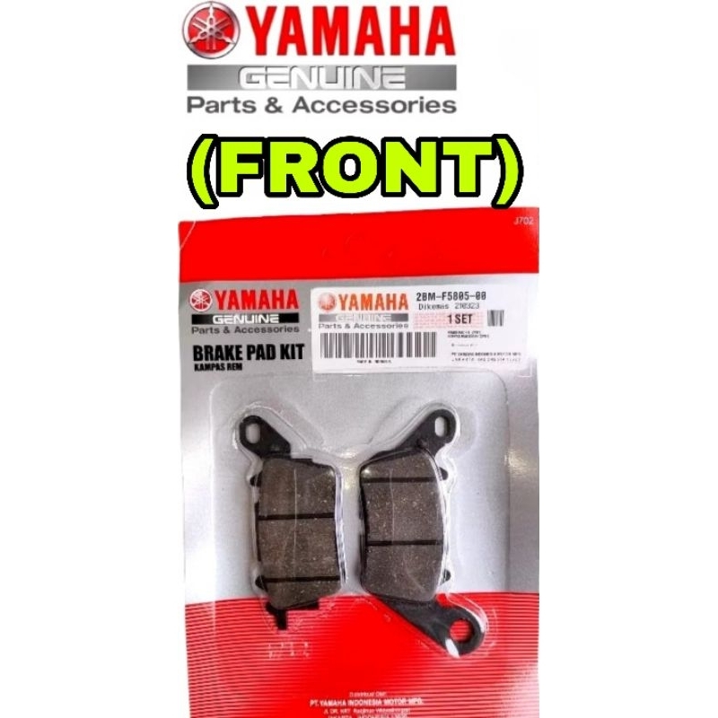 YAMAHA MIO i 125/MIO SOUL i 125/ M3 FRONT BRAKEPAD GENUINE PARTS ...