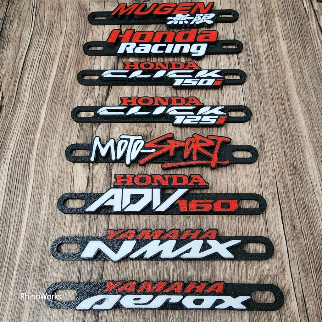 MOTORCYCLE PLATE BADGE, Floating Emblems, MOTOR LOGO BADGES | Shopee ...