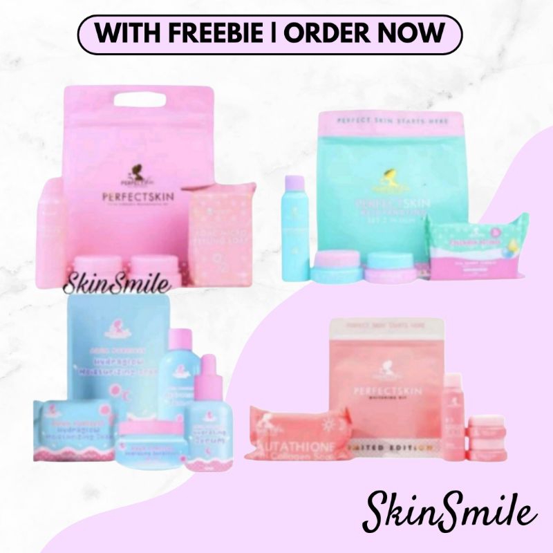 Perfect Skin Rejuvenating Whitening Melasma Hydrating Set | Shopee ...