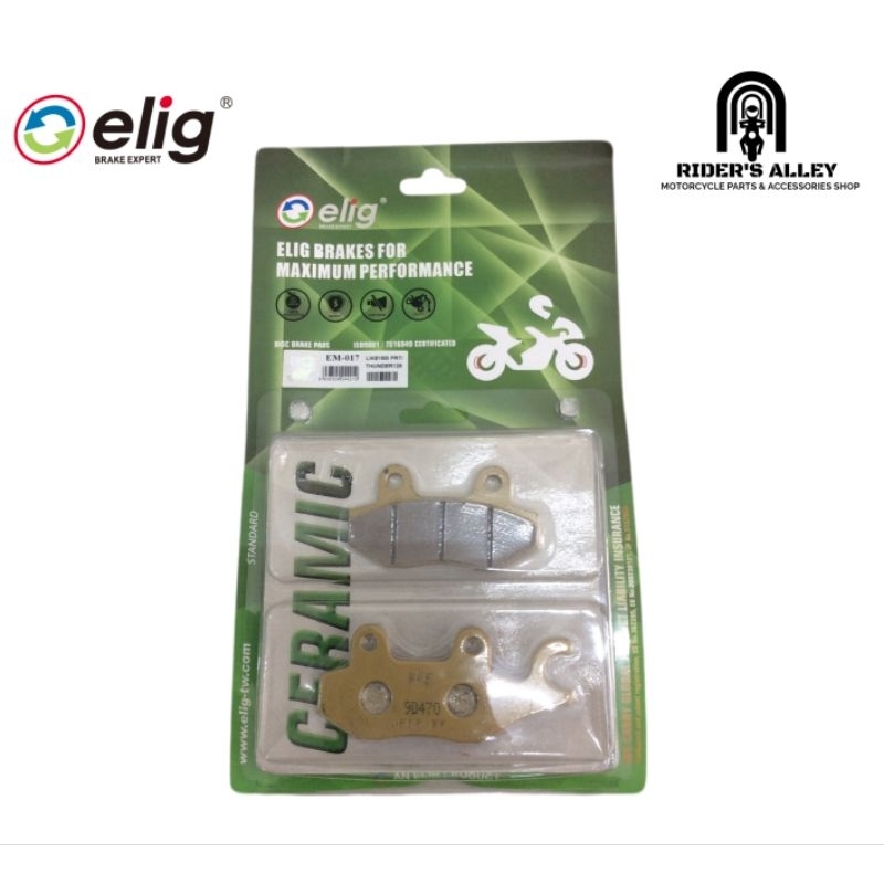 Elig Ceramic Brake Pad (LIKE 125/150 FRONT) | Shopee Philippines