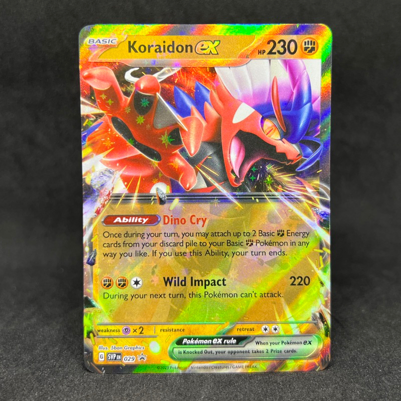 Pokemon TCG Koraidon ex Holo Promo SVP029 2023 Scarlet & Violet Promos ...