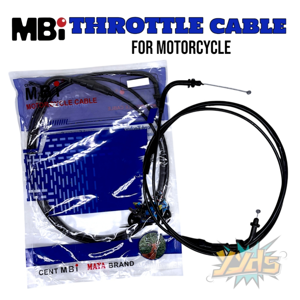 MBI THROTTLE CABLE FOR MOTORCYCLE RUSI/TC/MIO/CLICK 150 FI/TMX ...