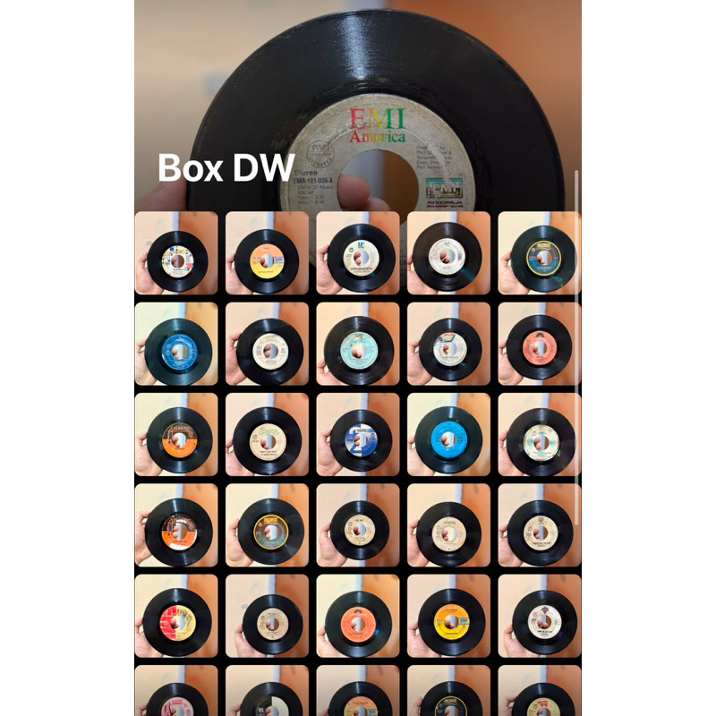 45rpm Vinyl Records Box DW Various Artists | Shopee Philippines