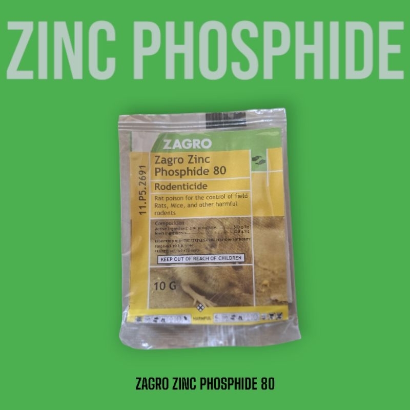 ZINC PHOSPHIDE RAT - X Rodenticide 80wp 10 grams | Shopee Philippines