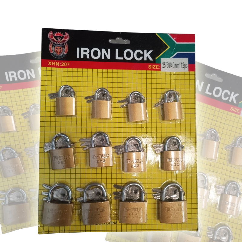 Heavy Duty Brass Padlock With Key 20/32/50/63mm Anti Theft Safety Door ...