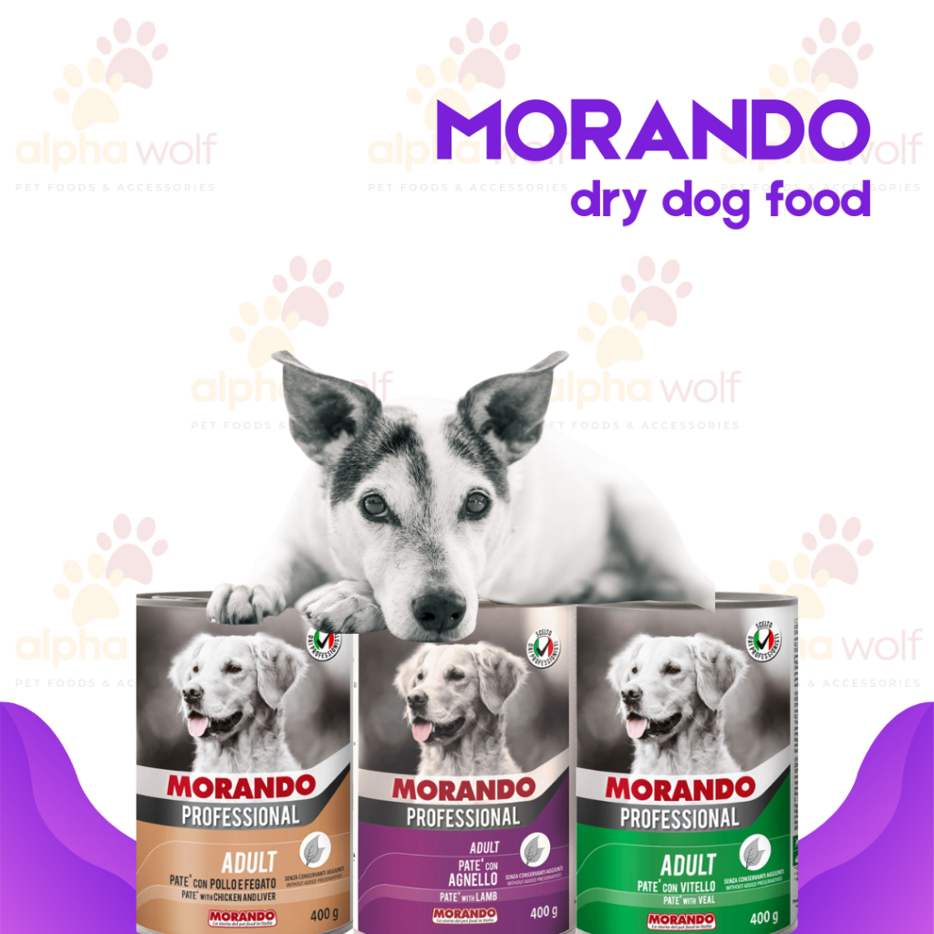 Morando Professional Organic Pate Veal Dog Food in Can 400g | Shopee ...
